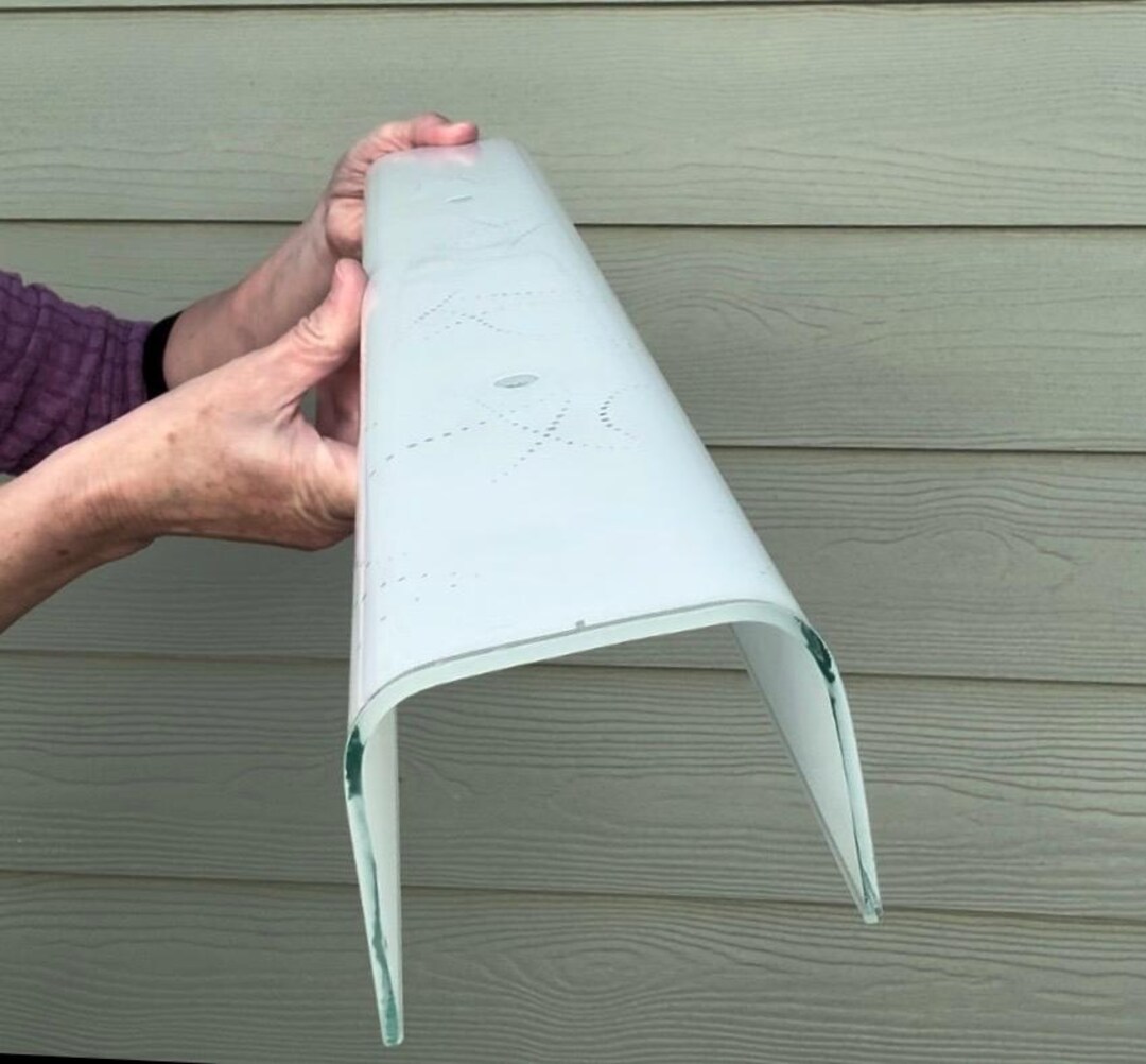 Rectangular Light Shade — Sconce Light Cover — 24” Bar Shaped Glass ...