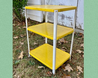 Kitchen Cart Antique 3 Tiered Portable Shelving Unit FREE SHIPPING - Etsy