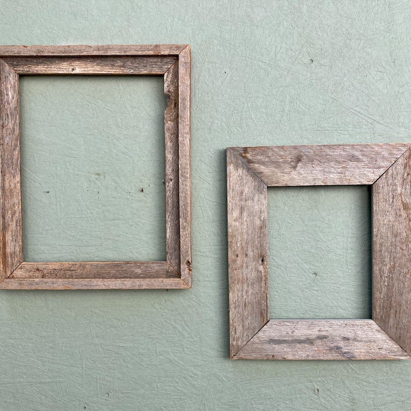 Barn Board Picture Frame - Etsy