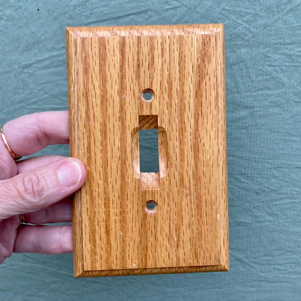 Wood Switch Plate - Etsy