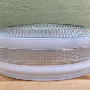 Antique Light Fixture Cover Vintage Replacement Globe Mid Century Retro ...