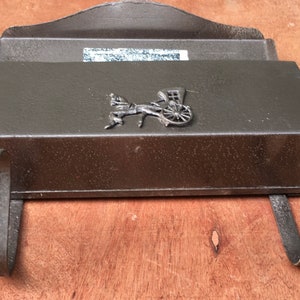 Antique Rustic Metal Mailbox Apartment/cottage Style Newspaper/letter ...