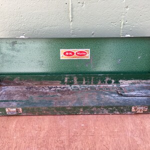 Industrial Green Metal Box Vintage S-K Wayne Socket Set Tool Box Arts ...