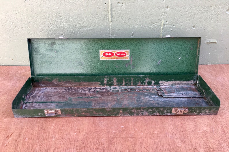 Industrial Green Metal Box Vintage S-K Wayne Socket Set Tool - Etsy
