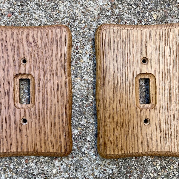 Oak Light Switch Plates - Etsy