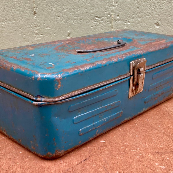 Rusty Metal Box - Etsy