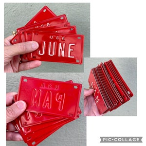 Mini License Plates With Names — Lot of 88 — Vintage Bicycle Name ...