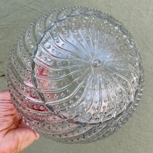 Vintage Replacement Globe Clear Round Glass Shade/lampshade - Etsy