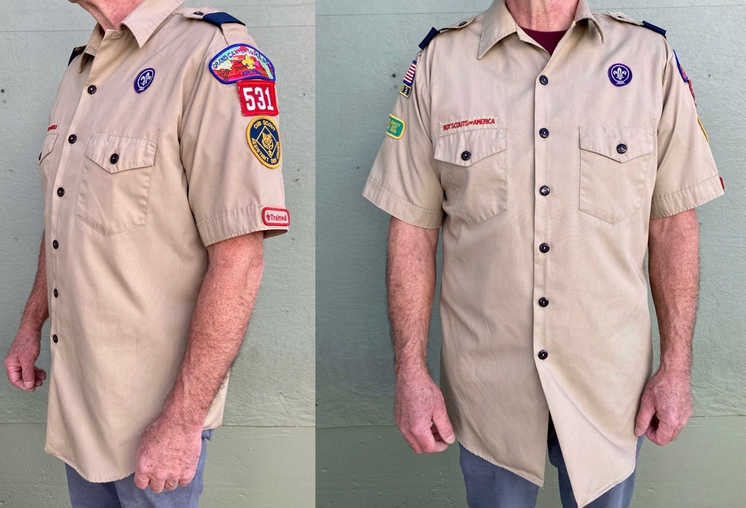 Vintage BSA Scout Leader Shirt – Official Boy Scouts of America Uniform ...