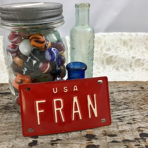 Mini License Plates With Names — Lot of 88 — Vintage Bicycle Name ...