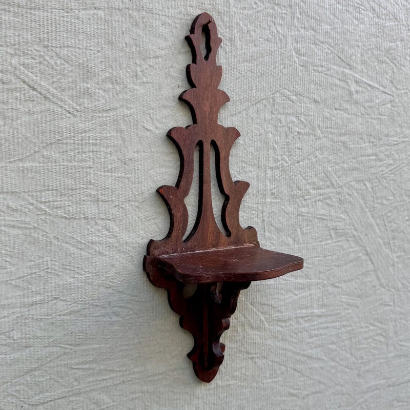 Ornate Corner Wood Shelf - Etsy