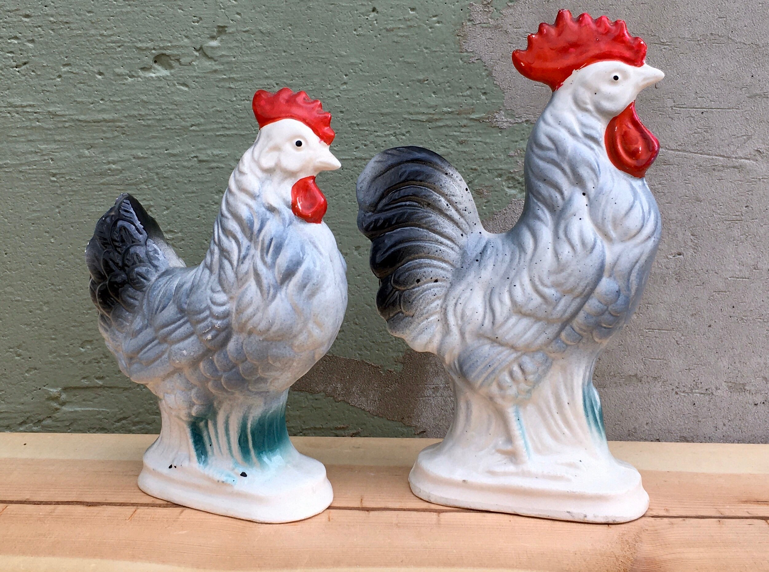 Ornaments & Accents large figurine French farmhouse style Vintage ...