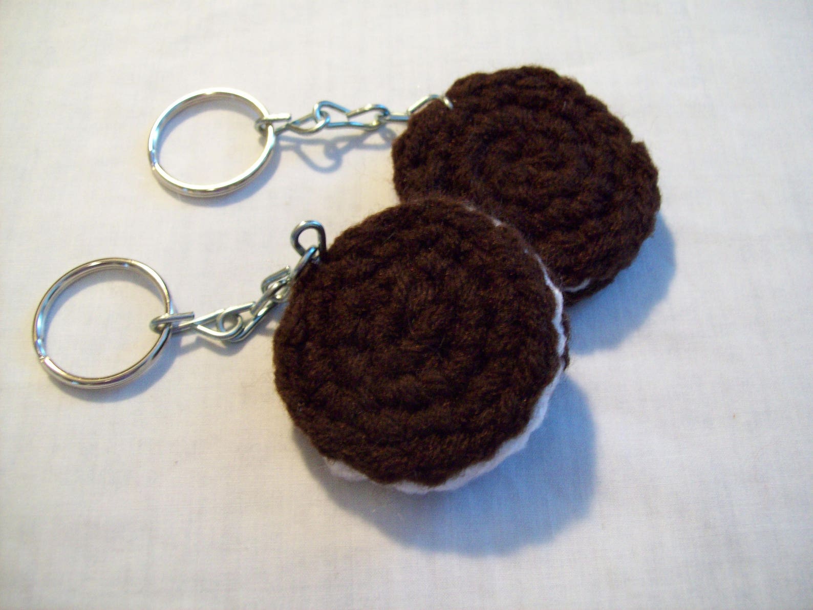 Crocheted Keychain Key Fob - Various Animals, Foods, and Shapes ...