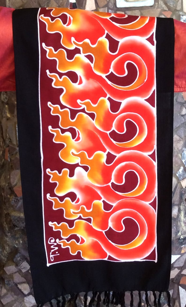 Tibetan Sacred Wisdom Fire Design as Shown in Buddhist - Etsy