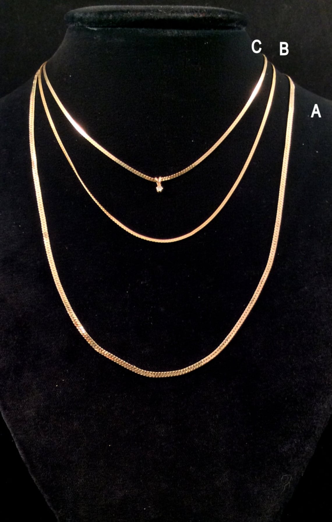 14K Gold or Gold Vermeil Chain. 16 or 20 Also Vintage | Etsy