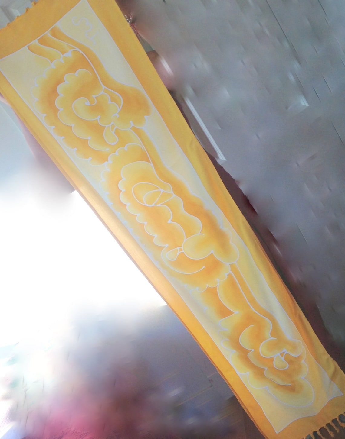 Tibetan Buddhist Sacred Cloud Design Handpainted on a 60 Inch | Etsy