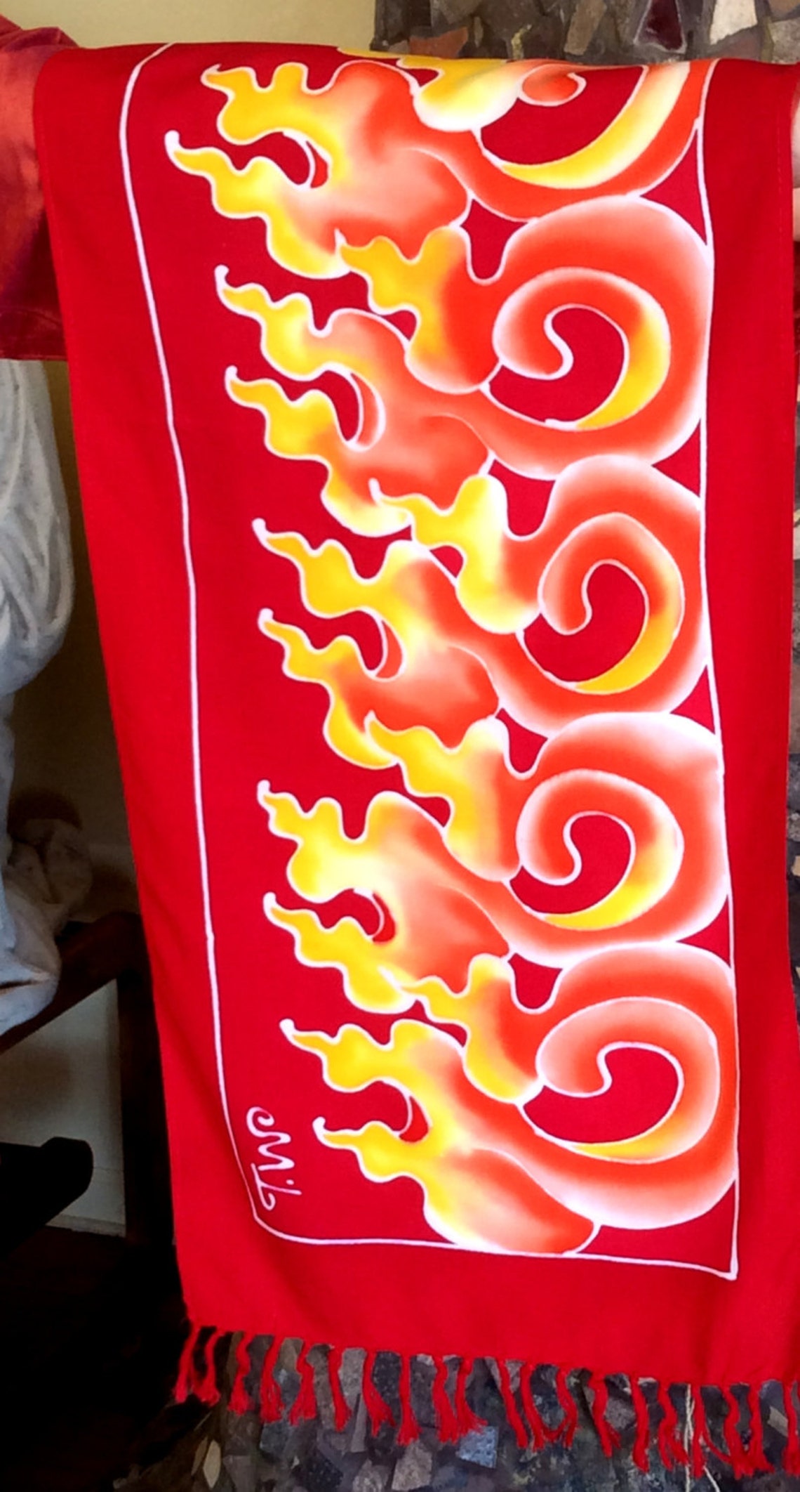 Tibetan Sacred Wisdom Fire Design as Shown in Buddhist - Etsy