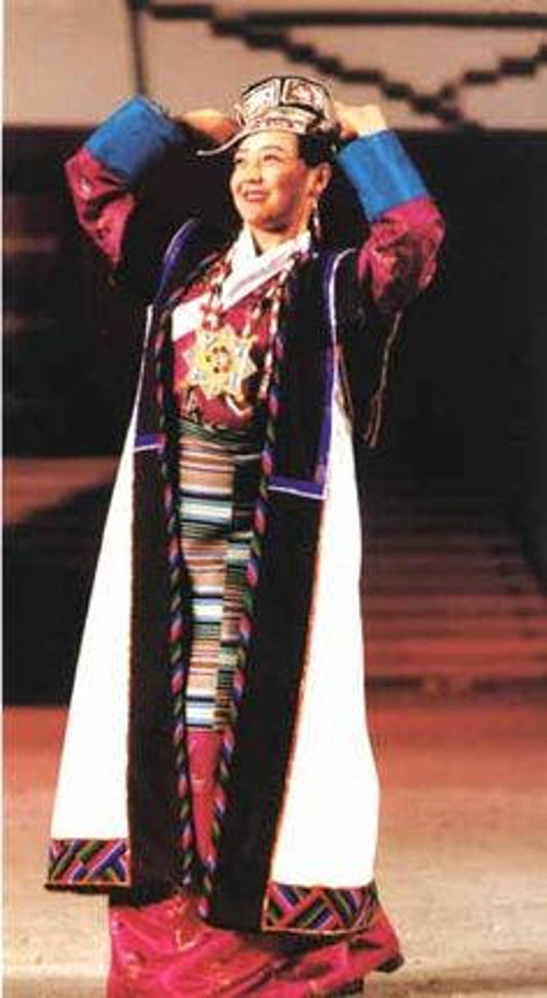 Tibetan Embroidered Cap Hat or Brocade Fancy Hat. 2 to Choose From XS ...