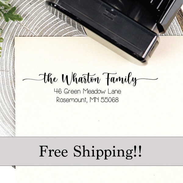 Family Name Stamp - Etsy