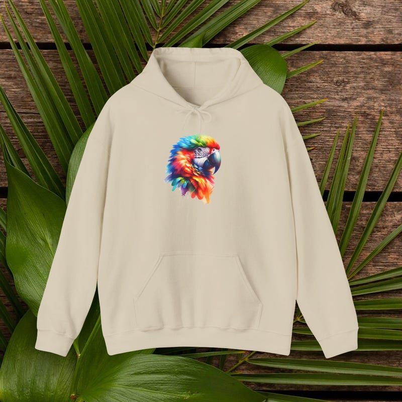 Parrot Hoodie - Etsy