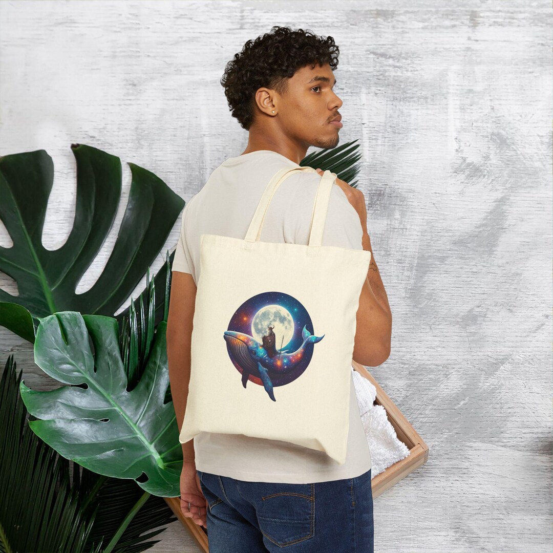 Viking Tote Bag - Cool Viking Purse - Retro Viking Tote Bag Boho Print ...