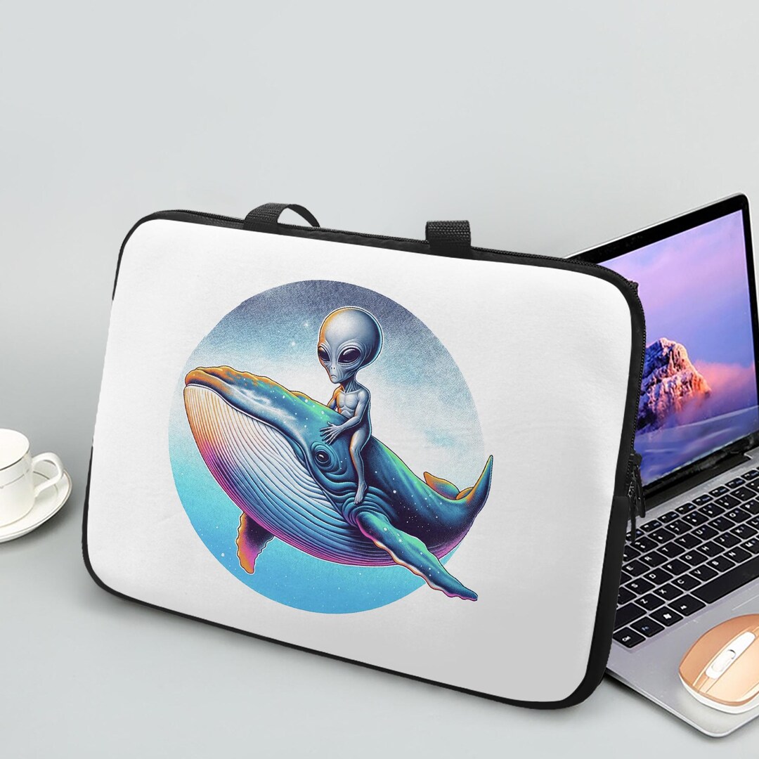 Alien Whale Computer Cover Extraterrestrial Design for Cosmic ...