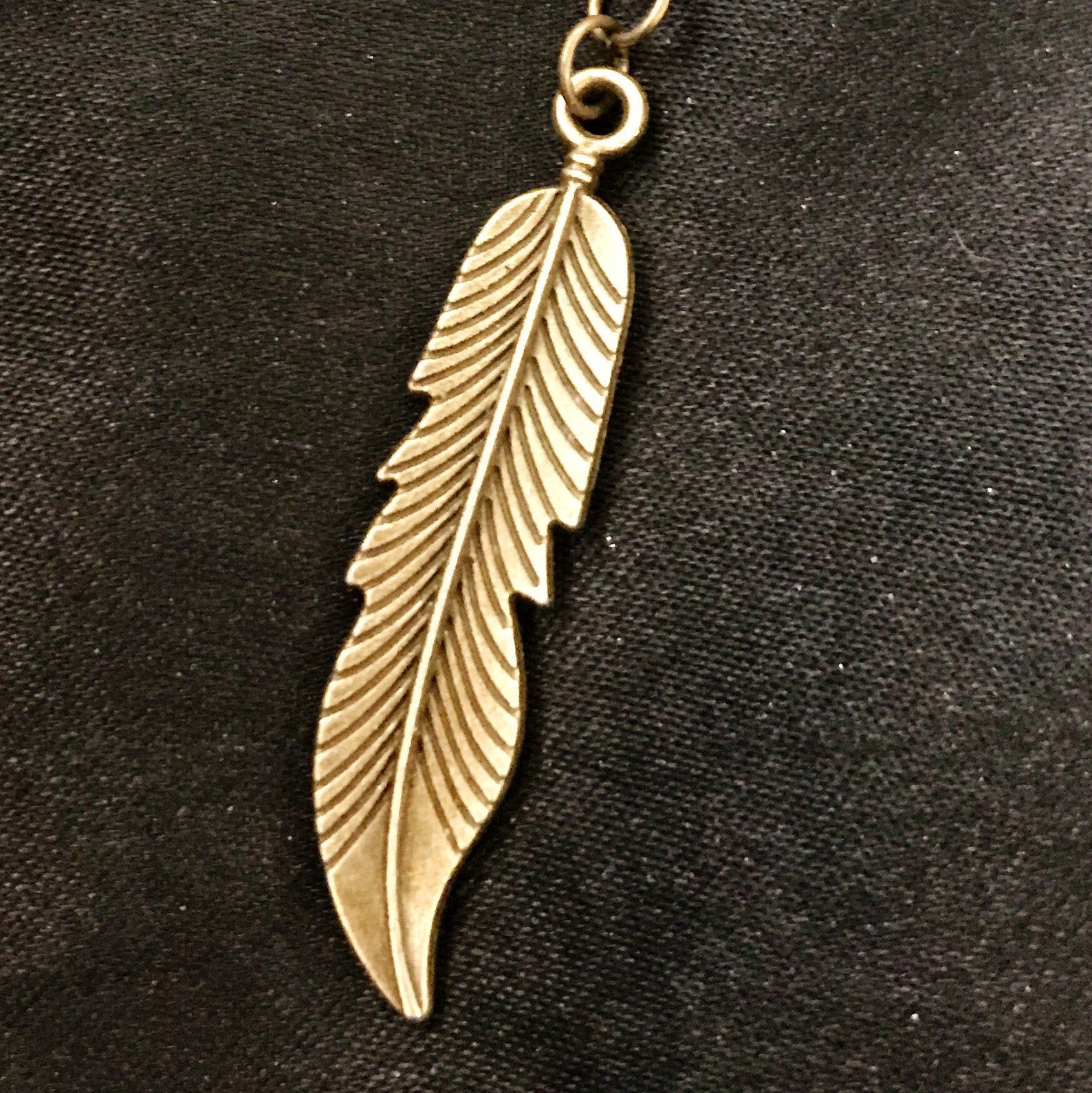 Bronze Earrings Bronze Feathers Bird Feather Feather - Etsy