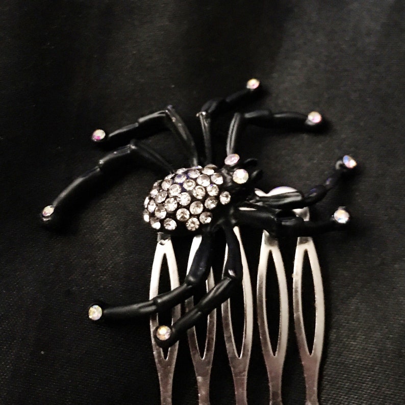 Hair Comb Spider Hair Comb Goth Hair Combs Goth Hair | Etsy