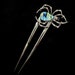 Abalone Spider, Spider Hair Fork, Bun Holder, Silver Spider, Silver ...