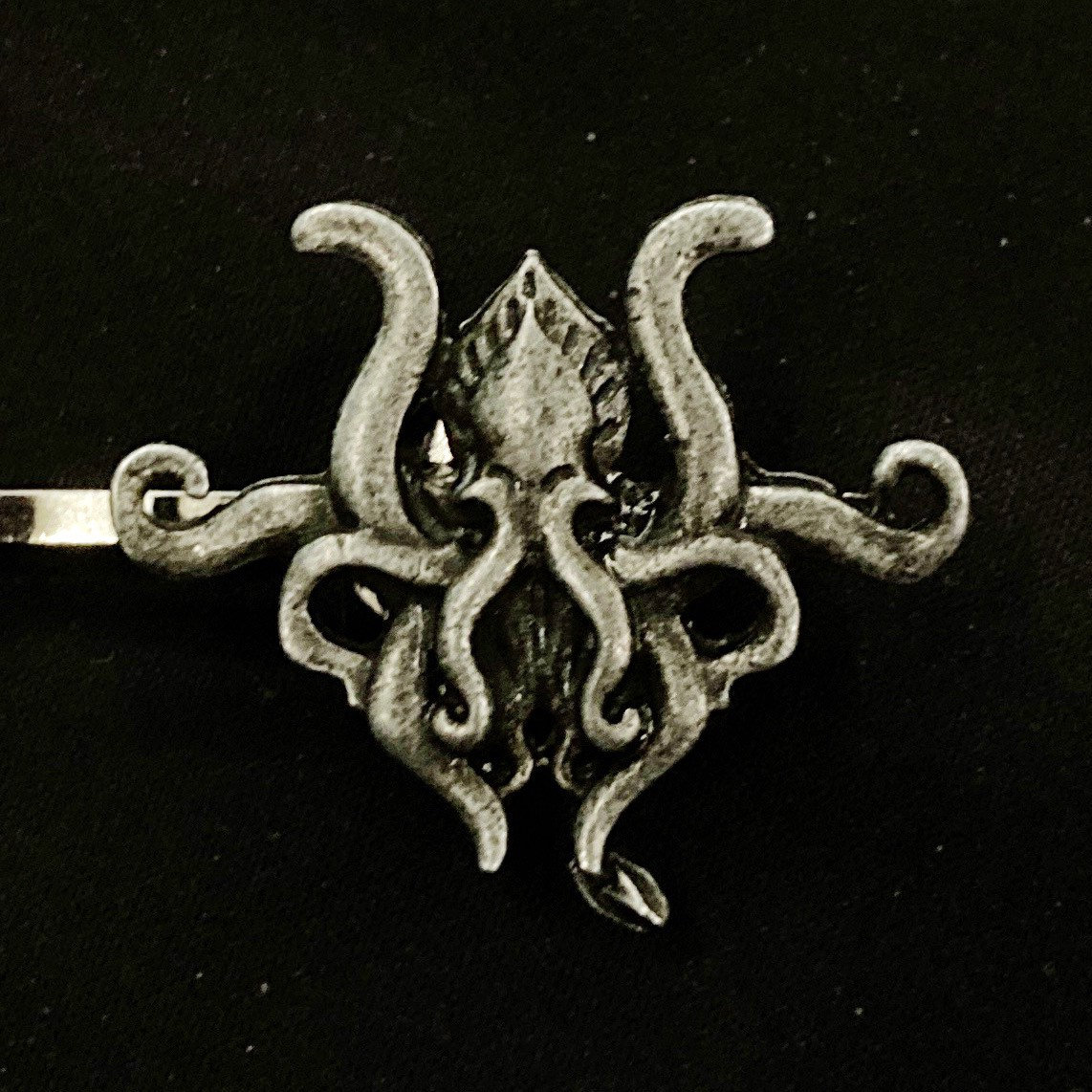 Silver Hair Pins, Cthulhu, H P Lovecraft, Octopus Hair Pins, Octopus ...