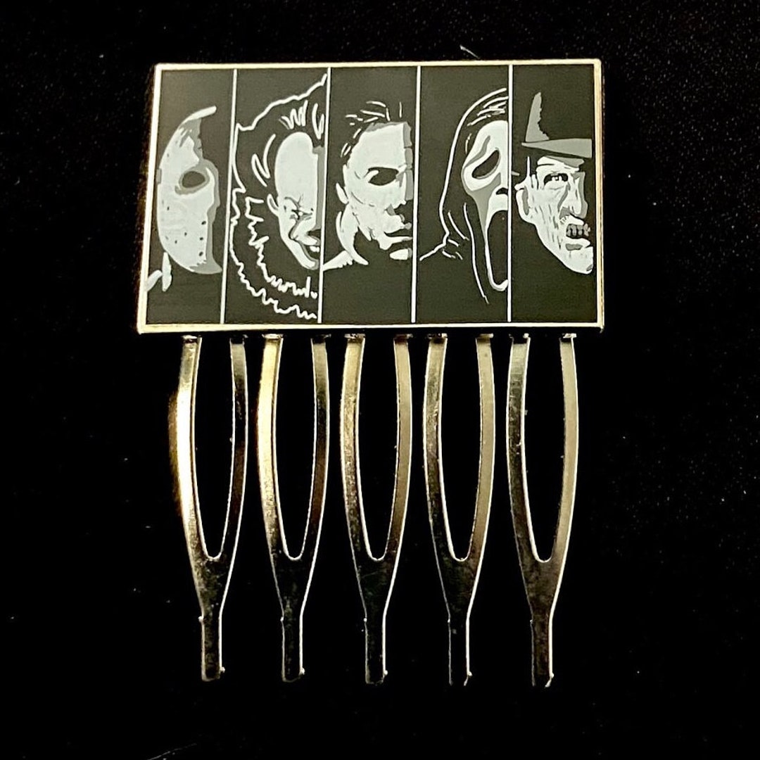 Silver Hair Comb, Jason Voorhees, Friday the 13th, Pennywise, Horror ...