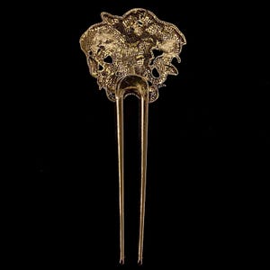 Medusa Hair Fork, Gold Hair Fork, Gold Medusa, Greek Mythology, Snake ...