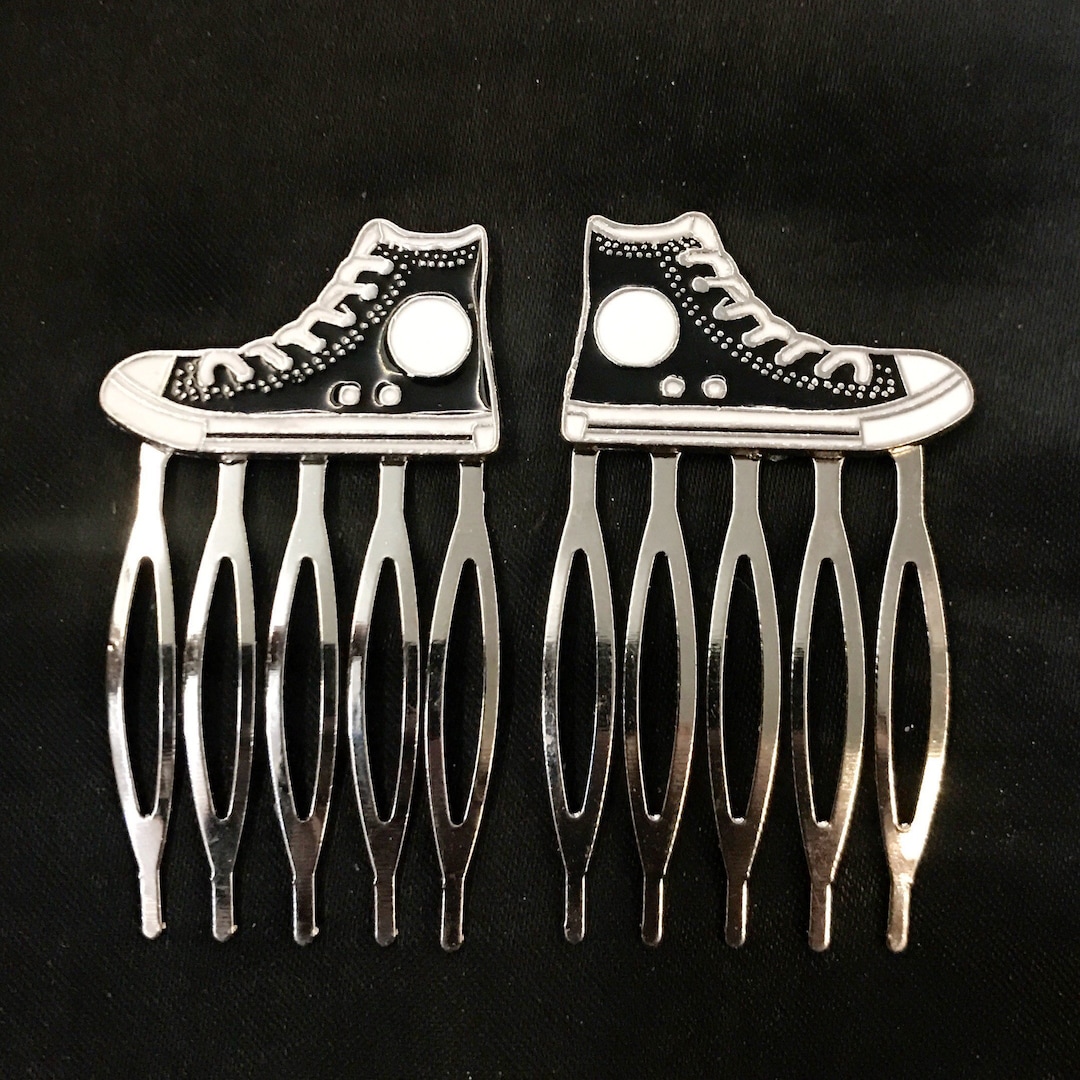 Black and White, Chuck Taylors, Converse, Chucks Hair Combs, Converse ...