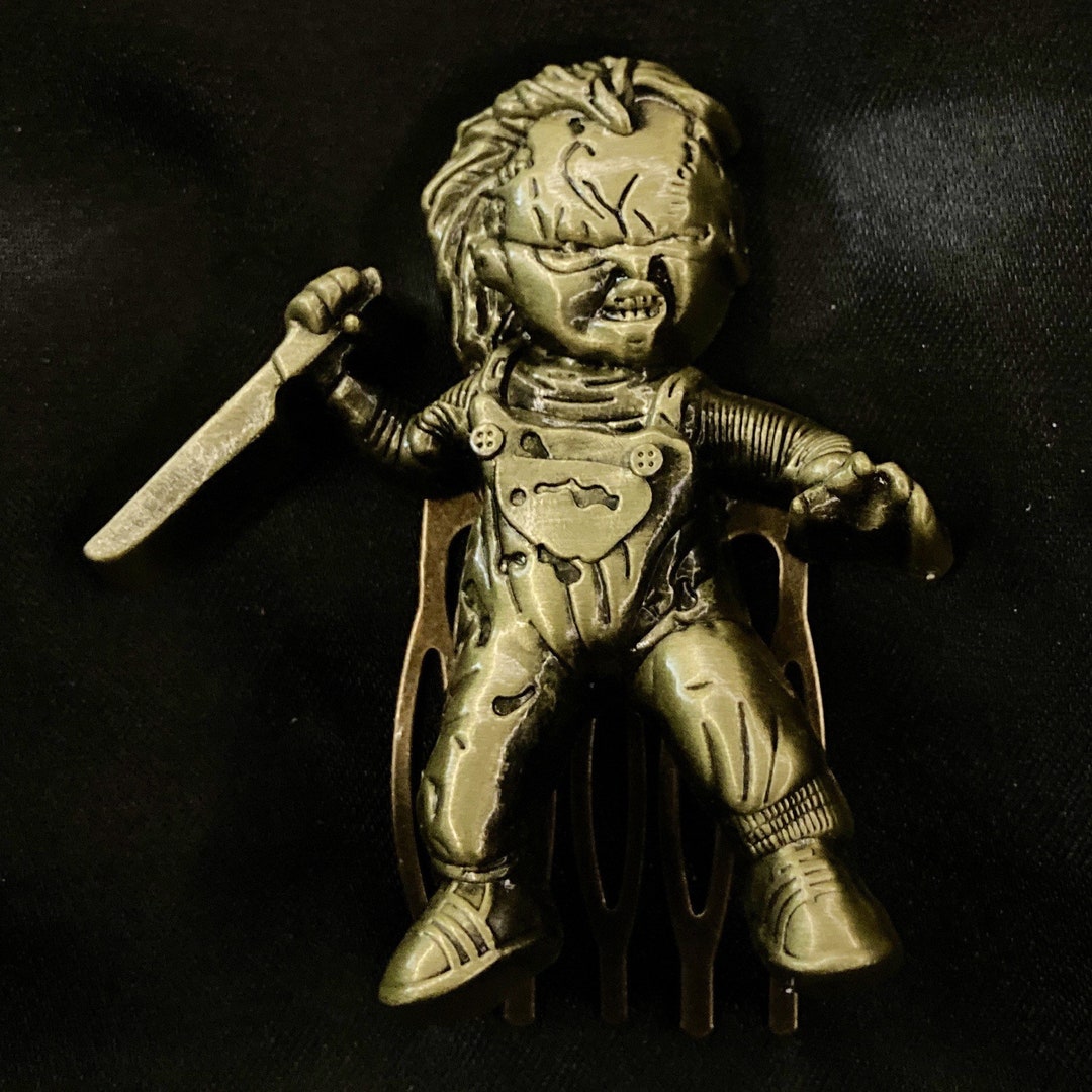 Bronze Hair Comb Chucky Hair Comb Chucky Doll Horror Movie - Etsy