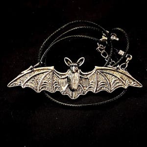 Bat Necklace, Goth Necklace, Gothic Necklace, Wing Necklace, Bat Wing ...