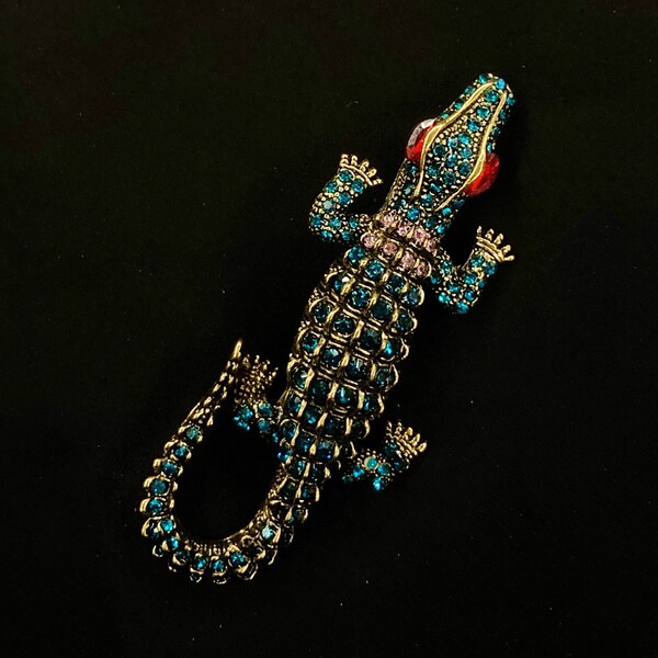 Alligator Brooch - Etsy