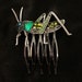 Grasshopper Comb, Insect Hair Comb, Green Grasshopper, Grasshopper ...
