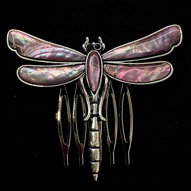 Purple Hair Comb - Etsy