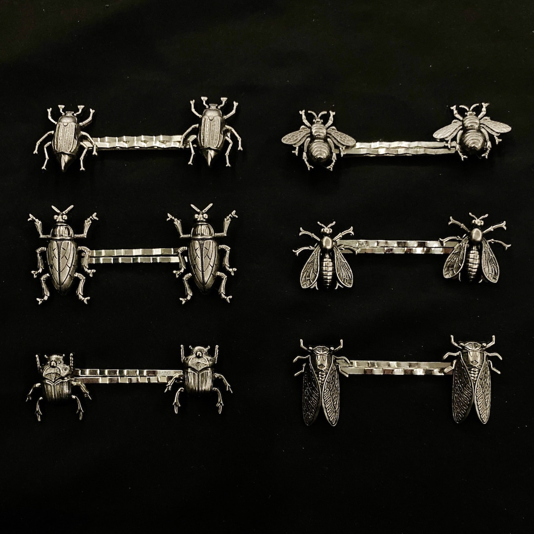 Insect Hair Pins, Insect Jewelry, Cockroach Hair Pins, Fly Hair Pins ...