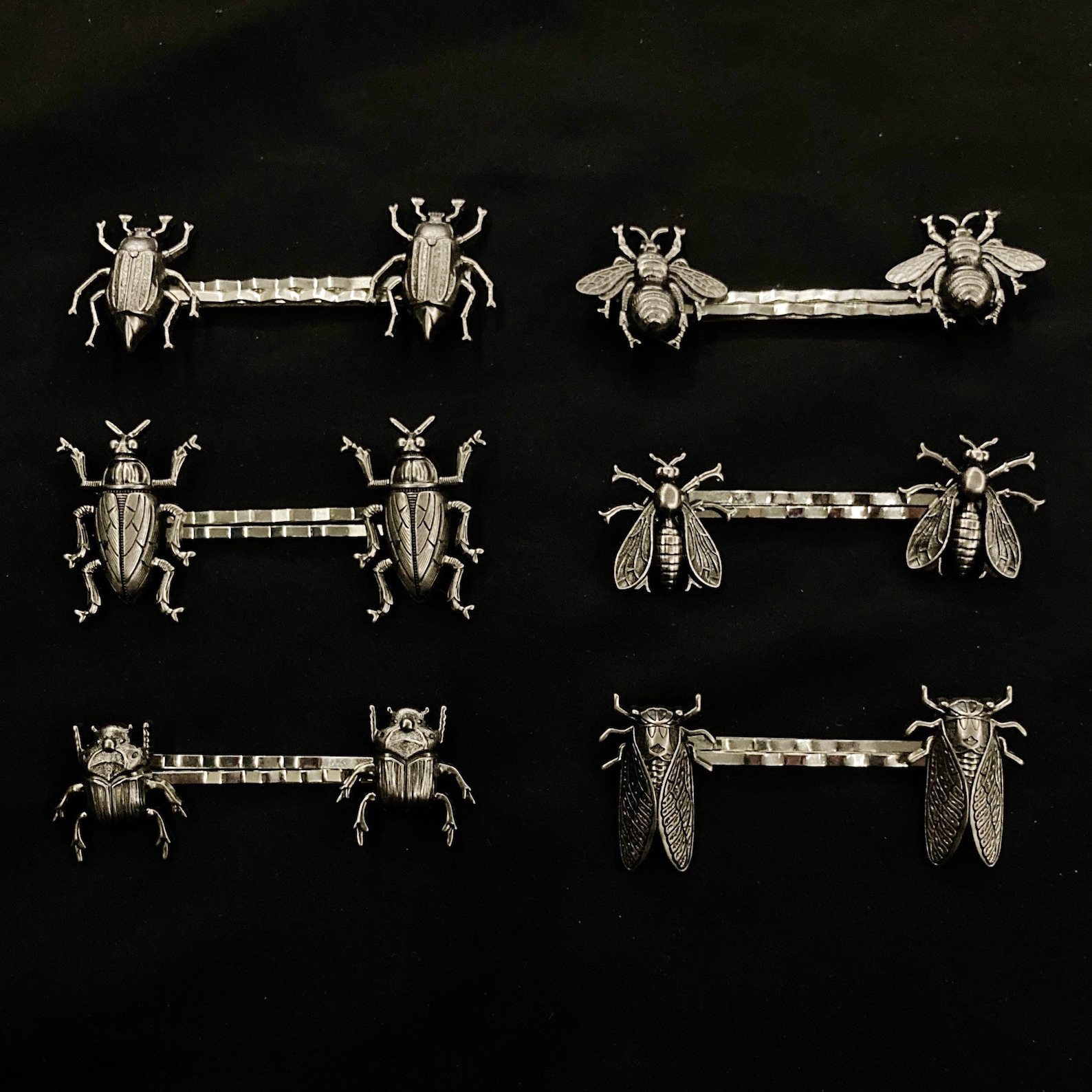 Insect Hair Pins, Insect Jewelry, Cockroach Hair Pins, Fly Hair Pins ...