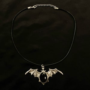 Bat Necklace, Goth Necklace, Gothic Necklace, Wing Necklace, Bat Wing ...