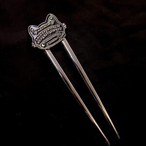 Ouija Board, Black Cats Head, Planchette Hair Fork, Planchette Jewelry ...