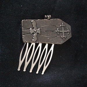 Coffin Locket Hair Comb Halloween Hair Coffin Hair Comb - Etsy