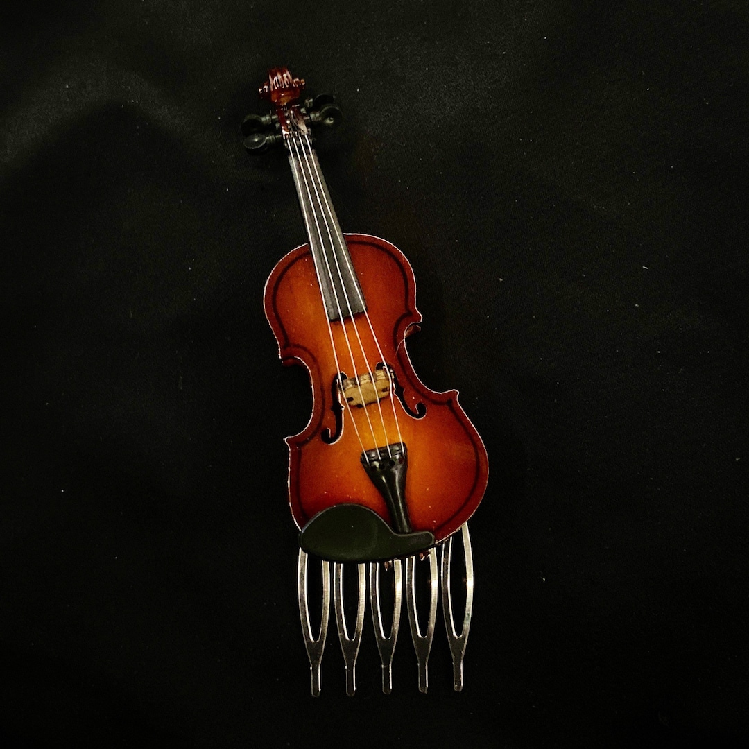 Violin Hair Comb, Viola Hair Comb, Violin Jewelry, Music Lover, Gift ...