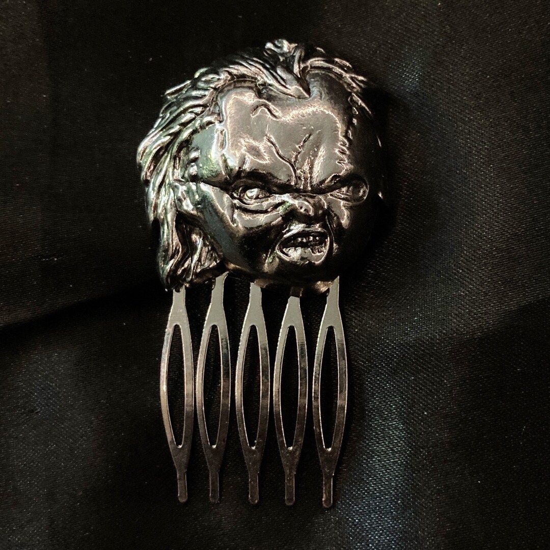 Silver Hair Comb Chucky Hair Comb Chucky Doll Horror Movie - Etsy