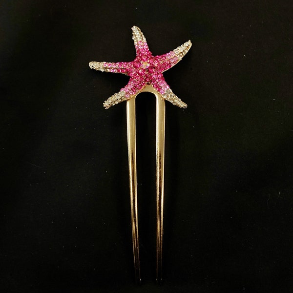 Starfish Hair Pin - Etsy