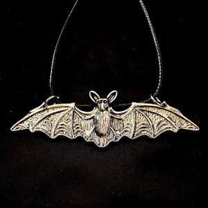 Bat Necklace, Goth Necklace, Gothic Necklace, Wing Necklace, Bat Wing ...