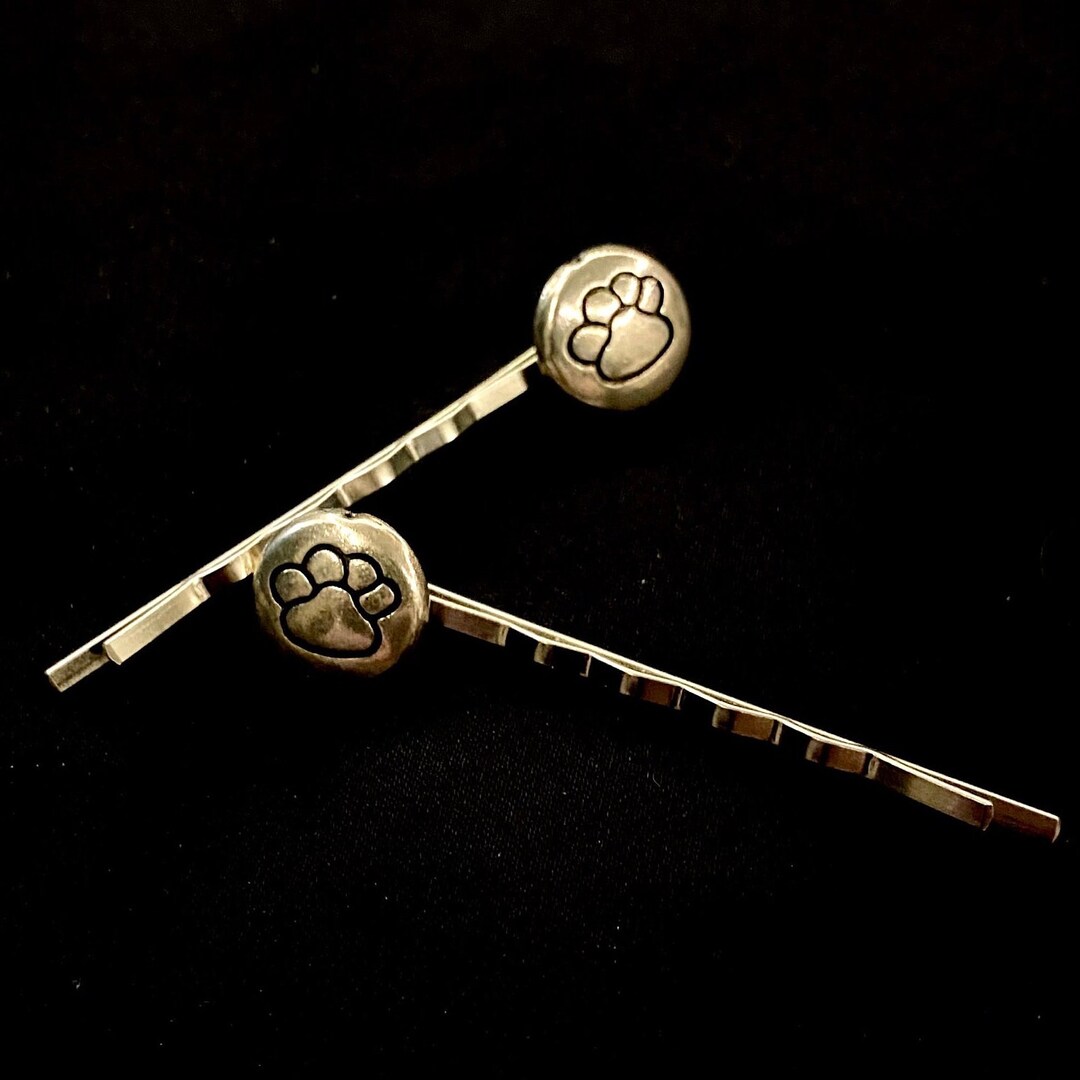 Puppy Paws Hair Pins, Cat Paw Prints, Dog Paw Bobby Pins, Animal Lover ...