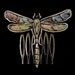 Dragonfly Hair Comb, Rainbow Dragonfly, Something Blue, Green Dragonfly ...