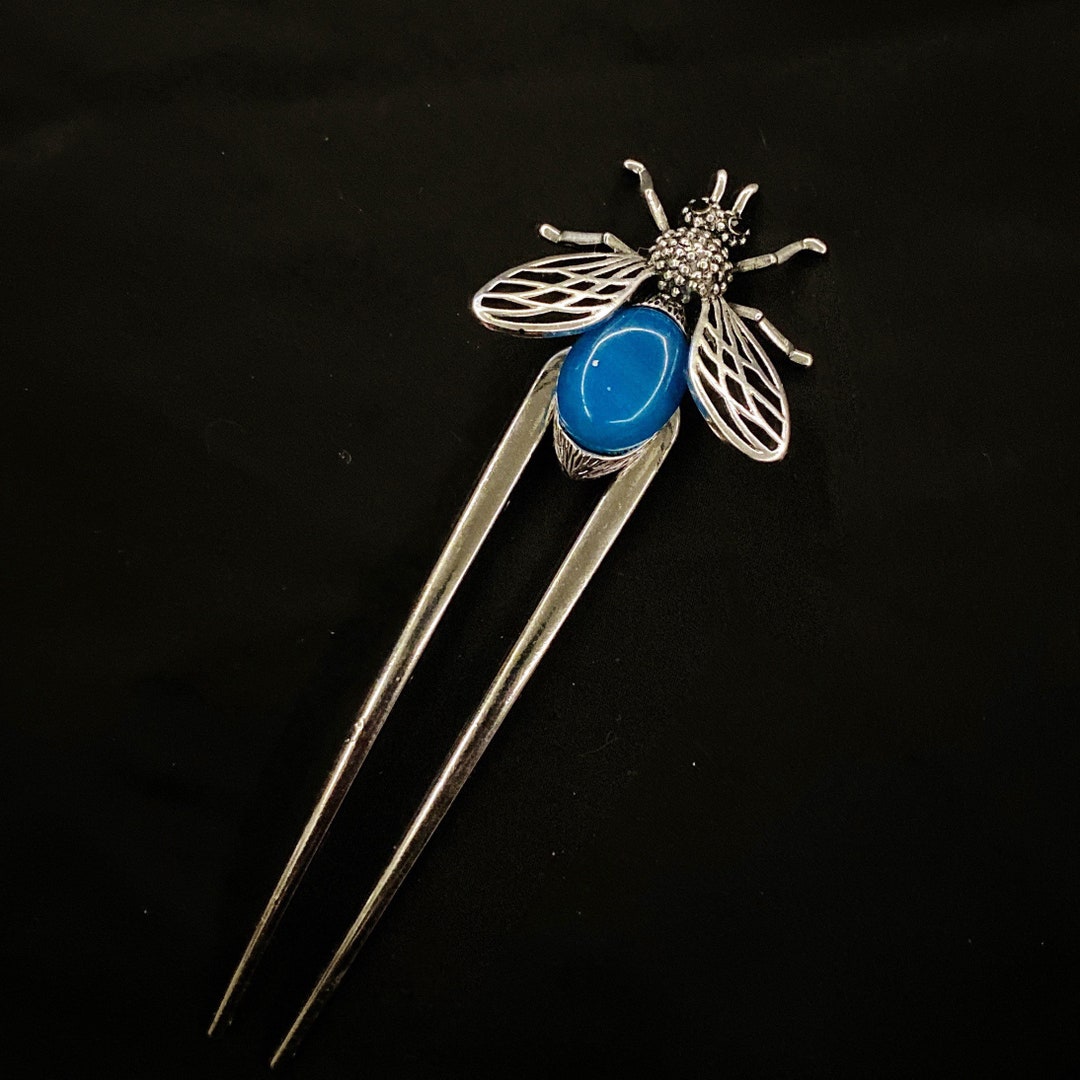 Fly Hair Fork, House Fly Hair Fork, Blue Agate Horsefly, Insect Hair ...